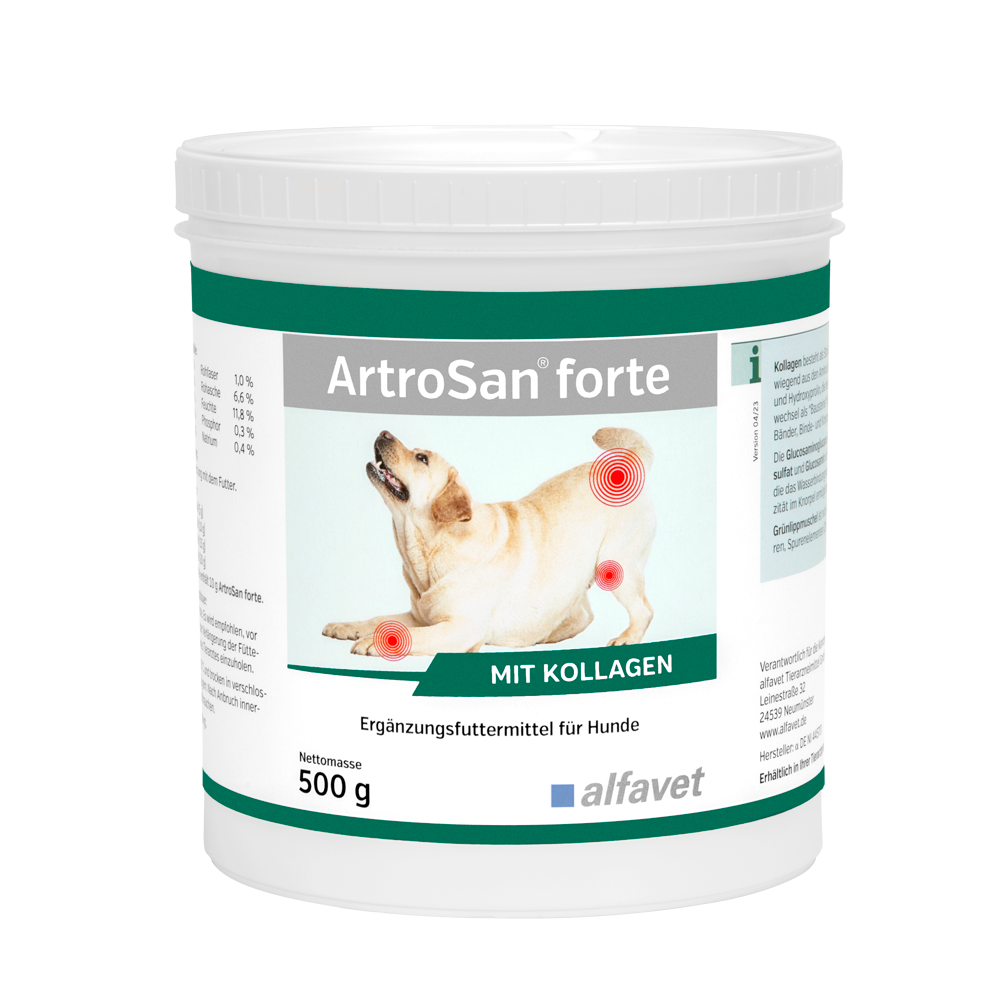 ArtroSan®forte | ArtroSan ® forte | Produkte | alfavet Tierarzneimittel ...
